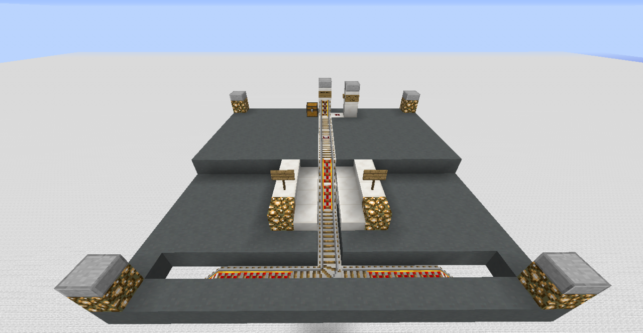 Minecart Two-way switcher Minecraft Map