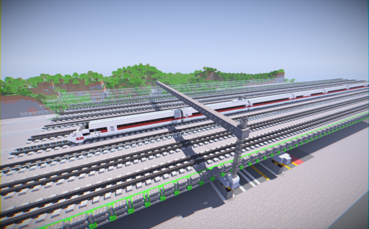Deutsche Bahn ICE 3 EMU Minecraft Map
