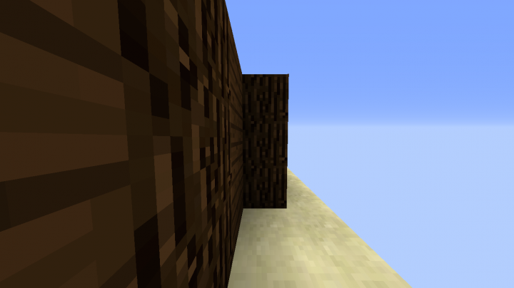 One side of a hall opener Minecraft Map