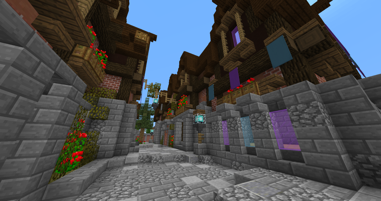 Medieval City for the server Acquisition Craft Minecraft Map