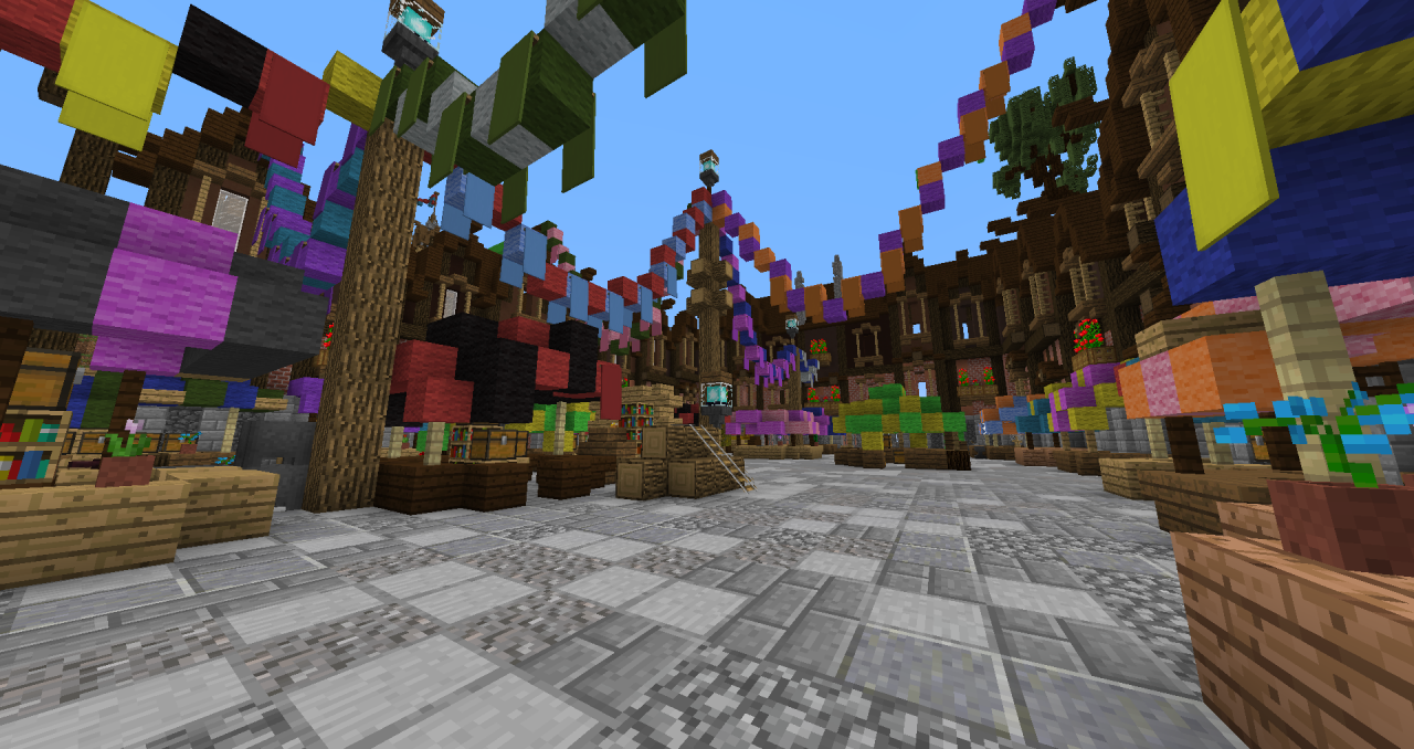 Medieval City for the server Acquisition Craft Minecraft Map