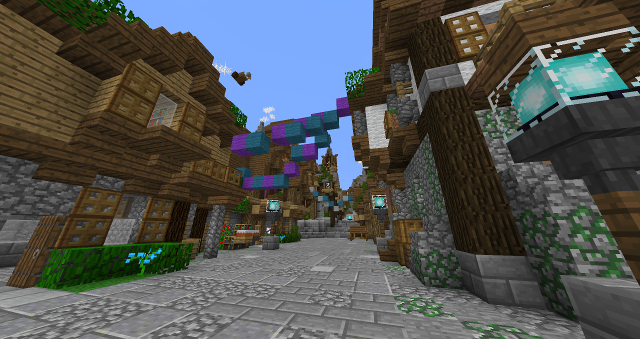Medieval City for the server Acquisition Craft Minecraft Map