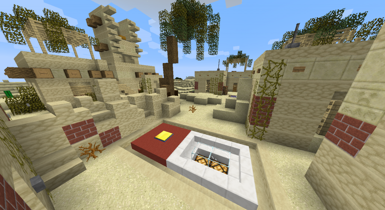Oasis, Vanilla Capture the Flag Map Minecraft Map
