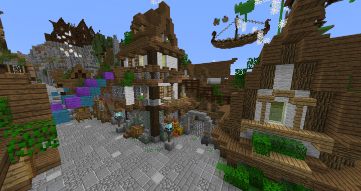 Medieval City for the server Acquisition Craft Minecraft Map