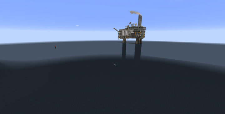 Offshore gas platform Minecraft Map
