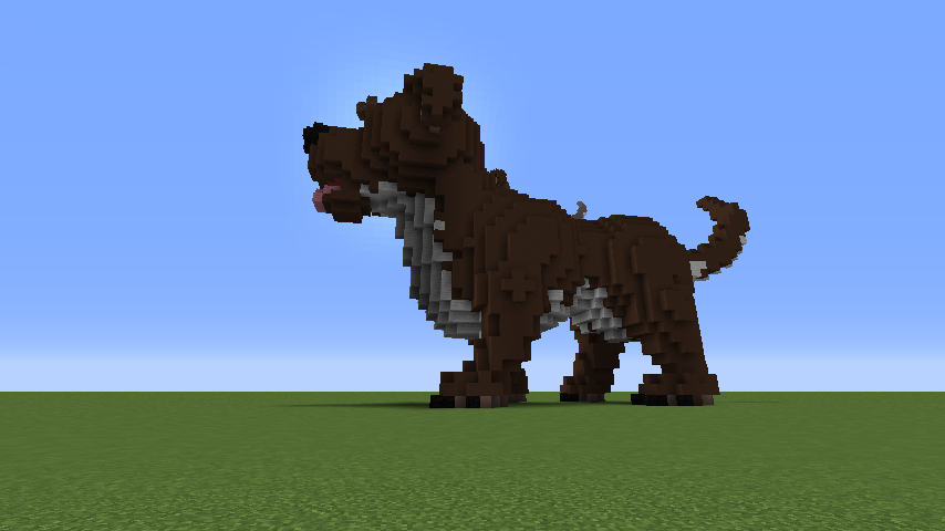 Minecraft Organics: Giant Dog Minecraft Map