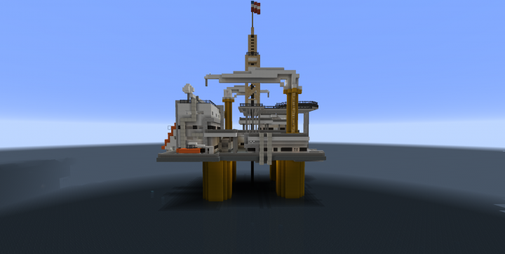 Offshore oil platform Minecraft Map