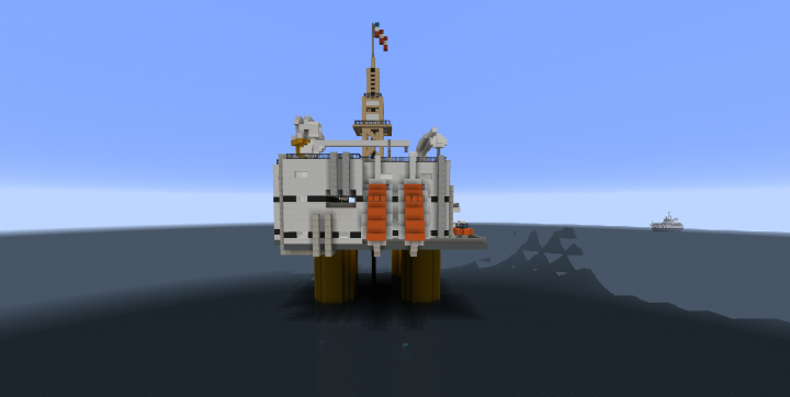 Offshore oil platform Minecraft Map