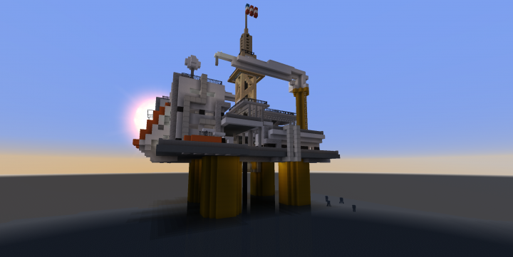 Offshore oil platform Minecraft Map