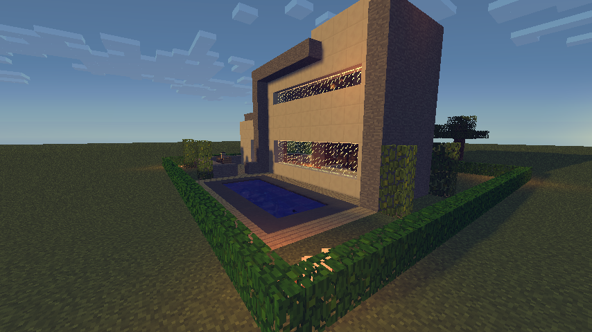 Small Modern House (requires MrCrayfish Furniture Mod) Minecraft Map