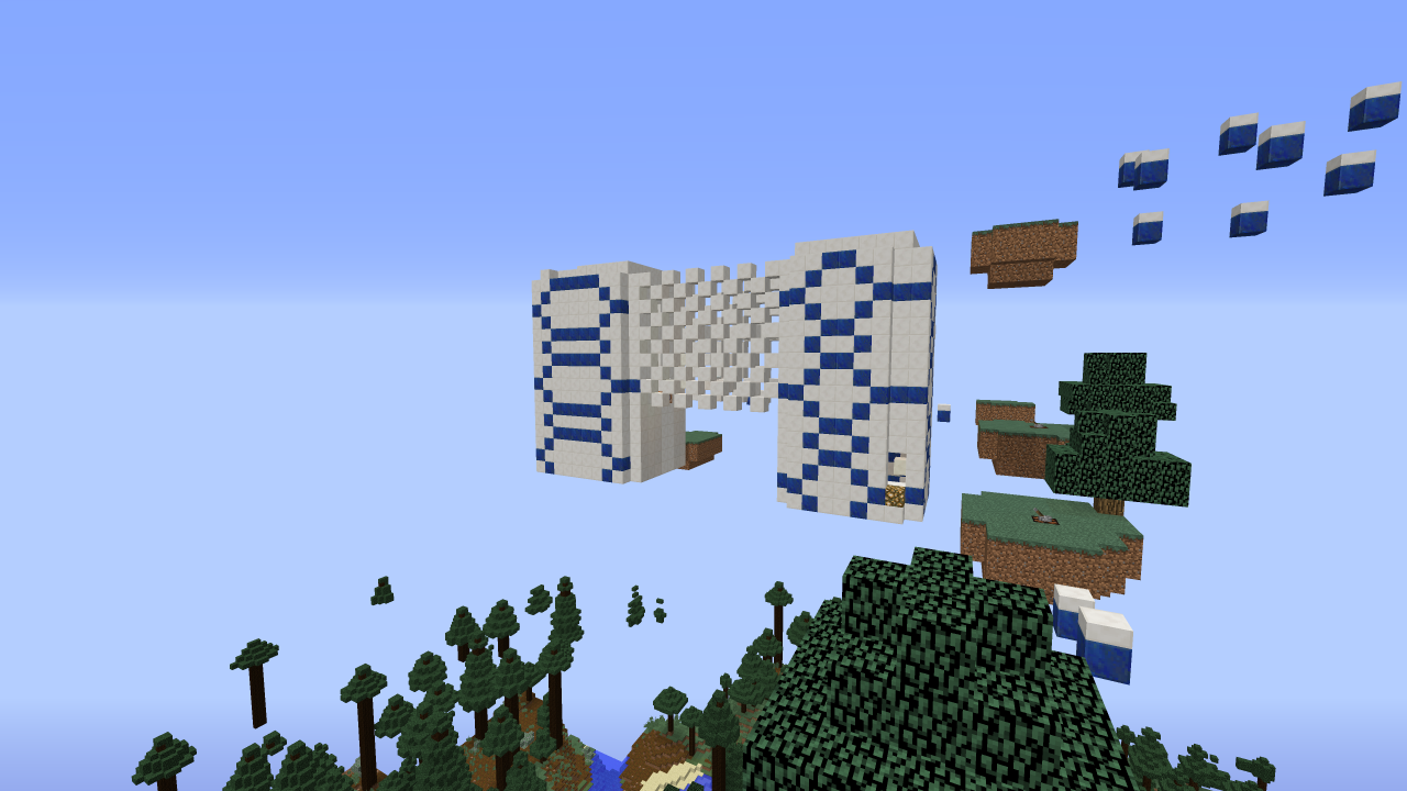 High sky parkour Minecraft Map