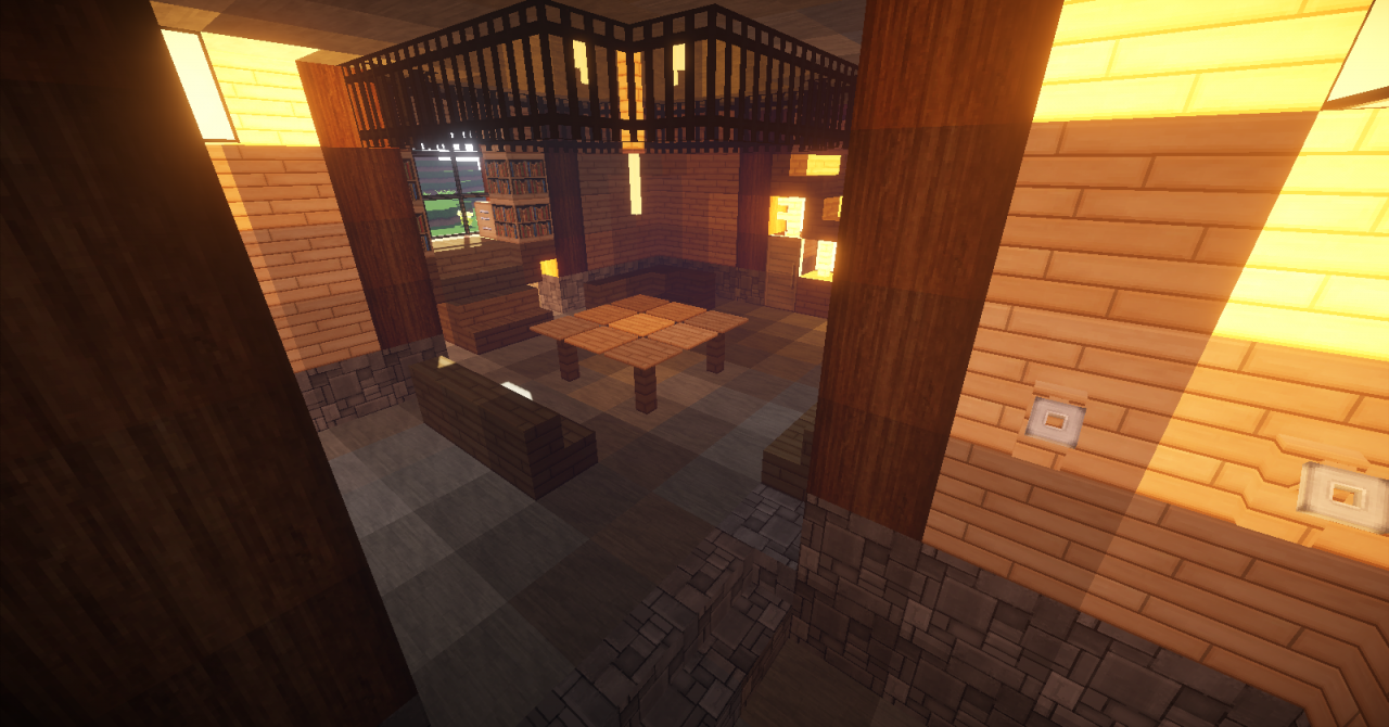 Rustic Wood House Minecraft Map