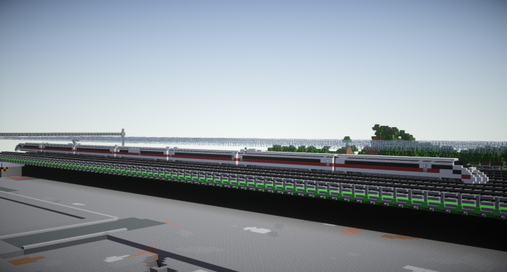 Deutsche Bahn ICE 3 EMU Minecraft Map