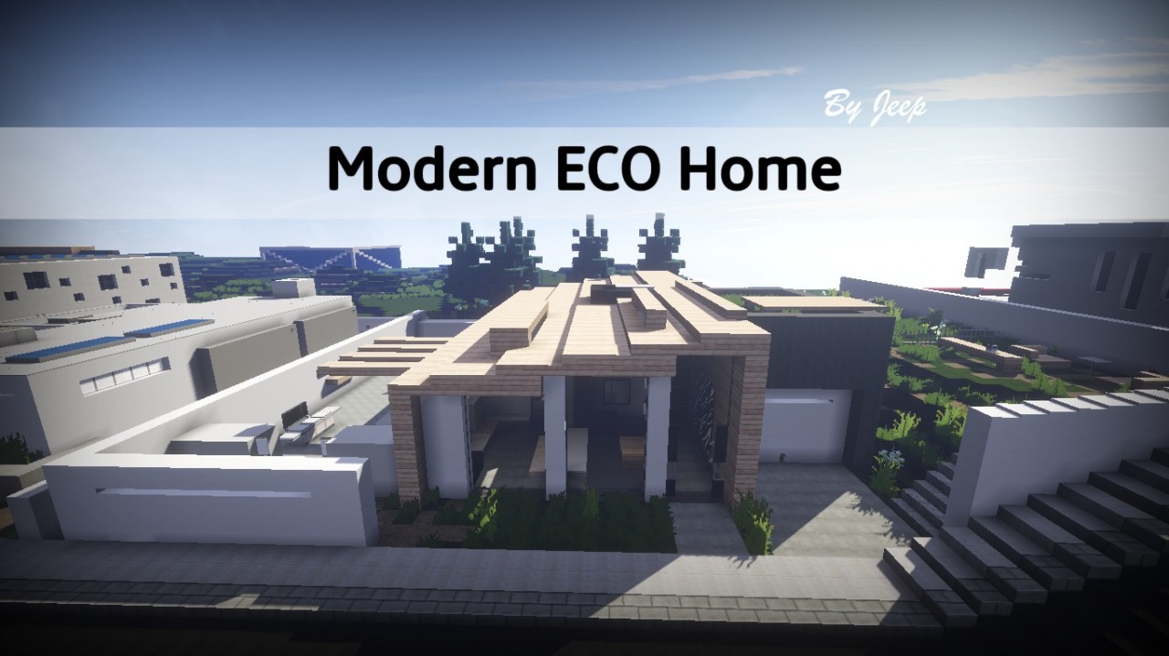 Modern ECO Home Minecraft Map