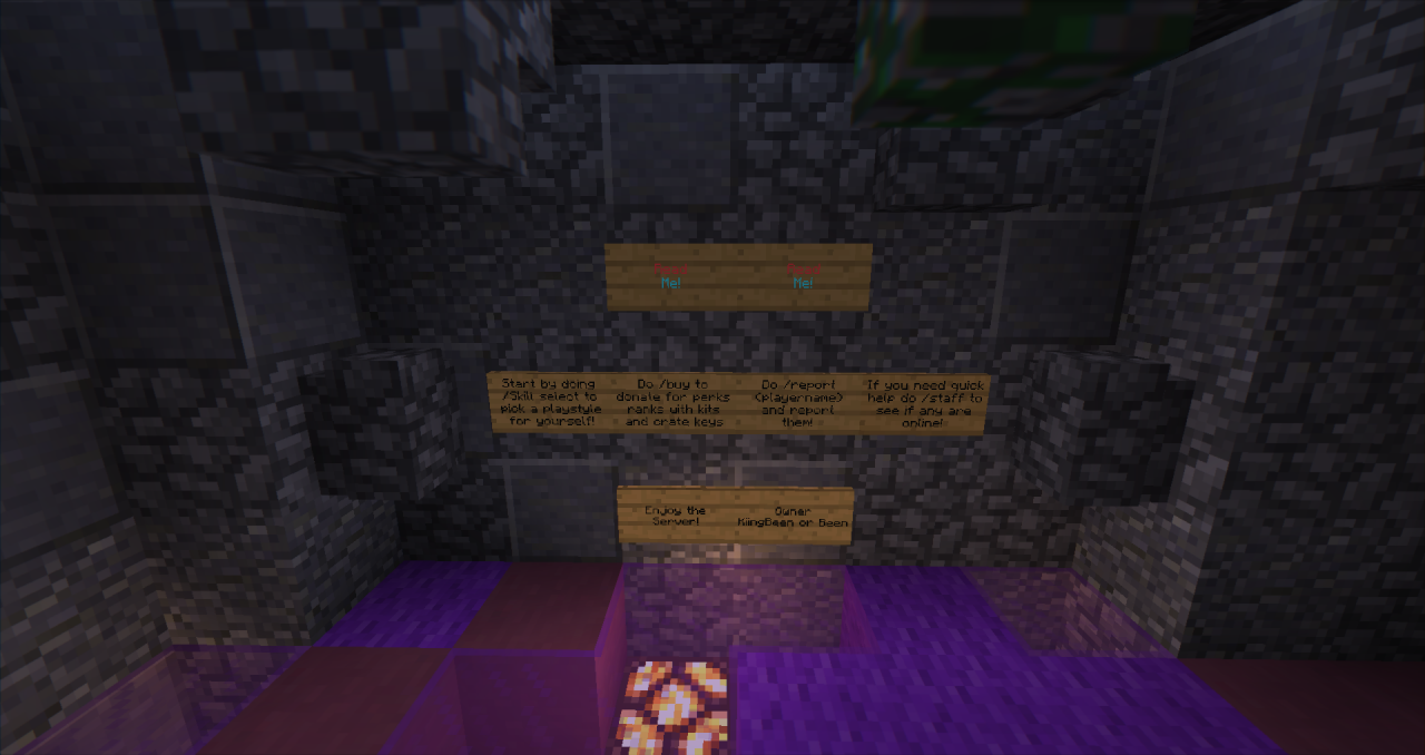 First Join Spawn for servers! Minecraft Map