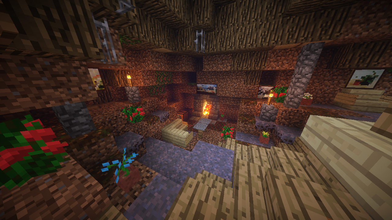 Dugout under a big tree Minecraft Map