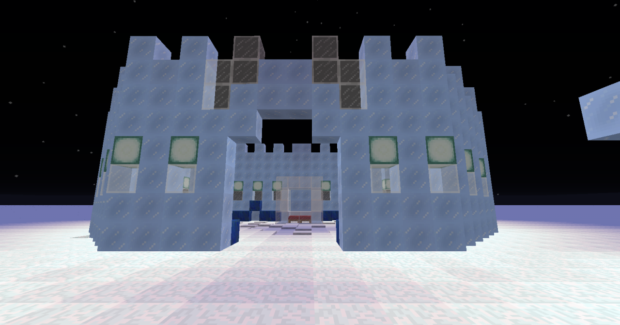 Small Ice village Minecraft Map