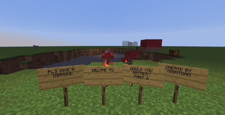 Would you rather? PART 2 Minecraft Map