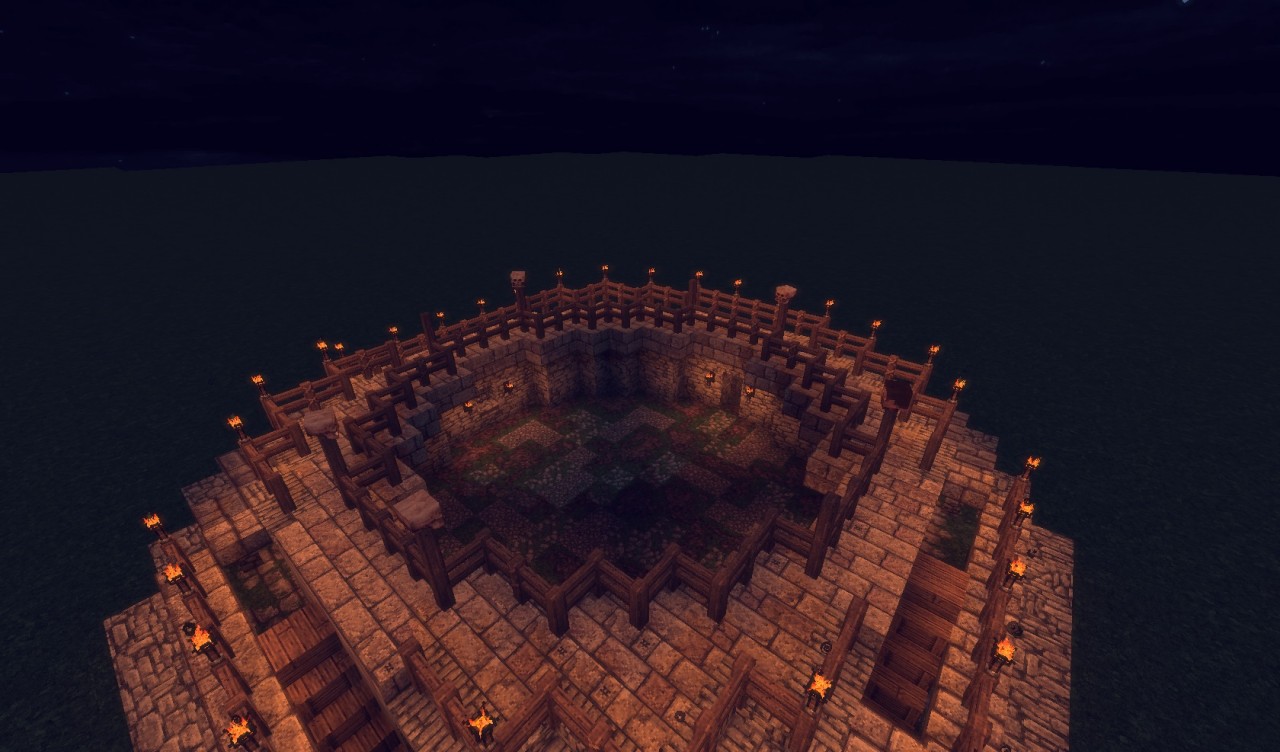 Small Medieval Arena Minecraft Map