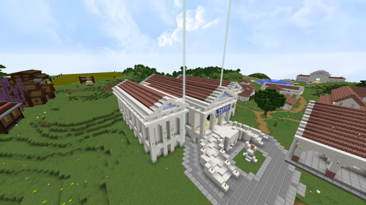 The National Library of Greece Minecraft Map