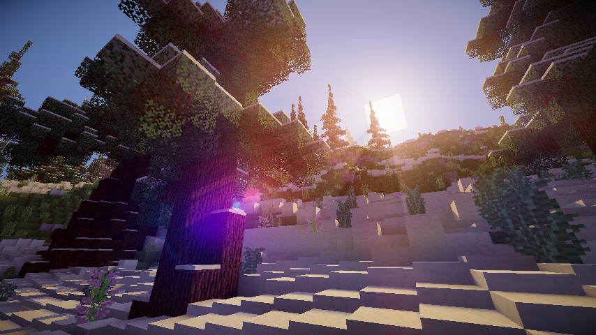 Free Snow Forest Custom Terrain With DOWLOAD! Minecraft Map