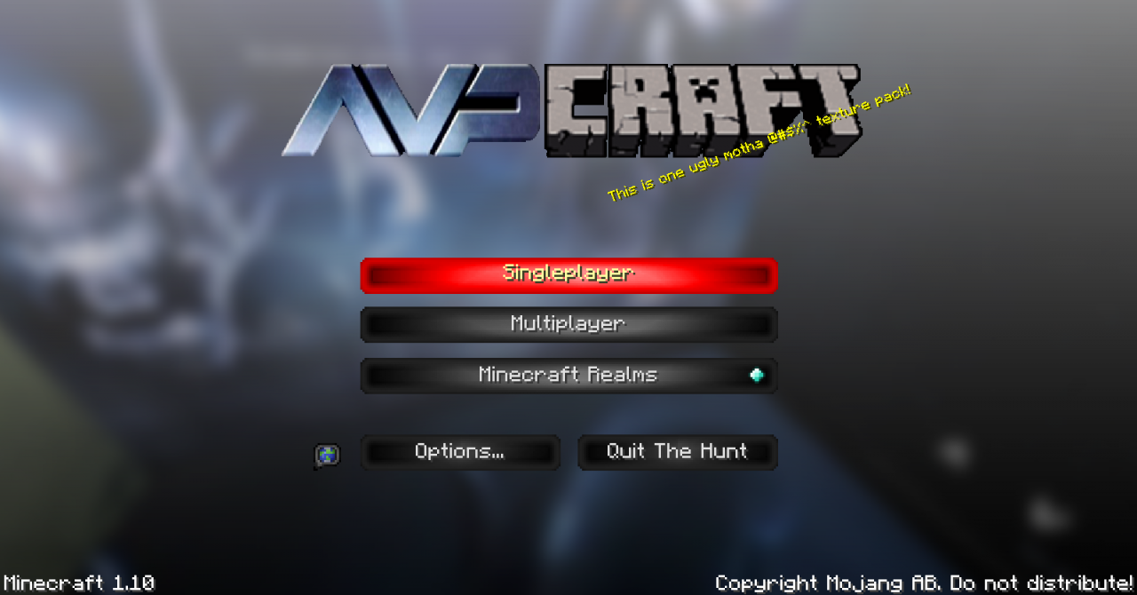 AVP Resource Pack [1.10] Minecraft Texture Pack