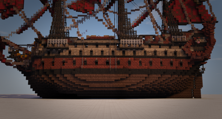 ~Flame of the East 1:1 17th century asian ship of the line~ Minecraft ...