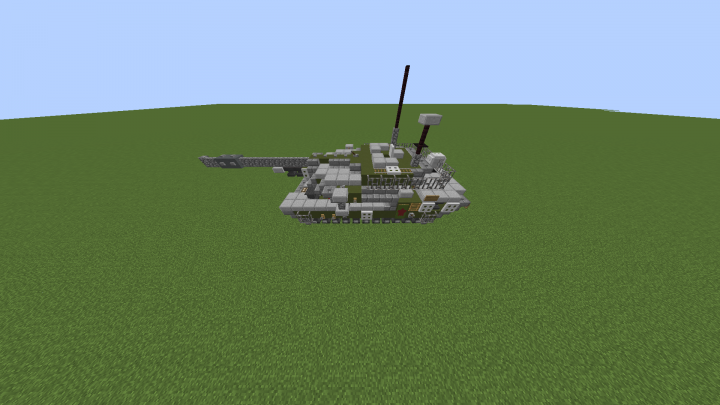 Russian tank "T-90" Minecraft Map