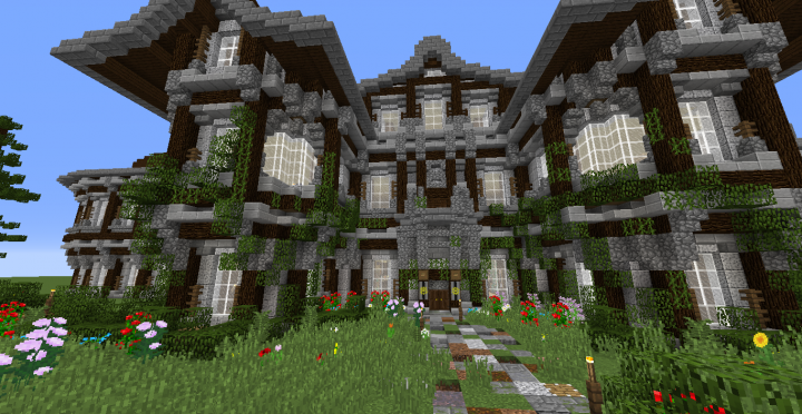 Big Medieval House Minecraft Map
