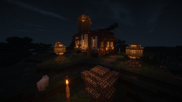Riverside Medieval House Minecraft Map