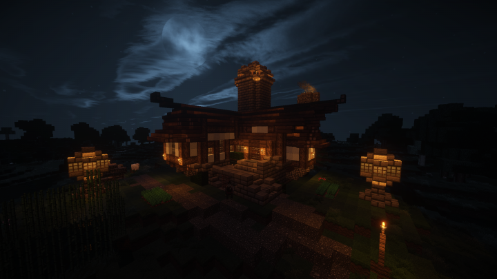 Riverside Medieval House Minecraft Map