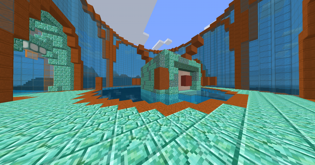 Underwater base Minecraft Map