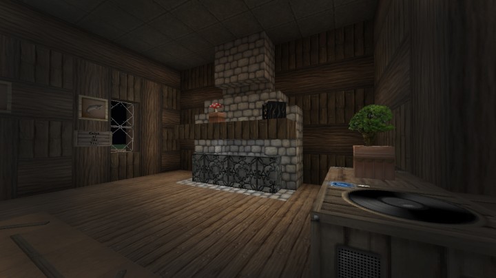 Rustic Log Cabin Minecraft Map