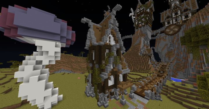 Small Steampunk House Minecraft Map