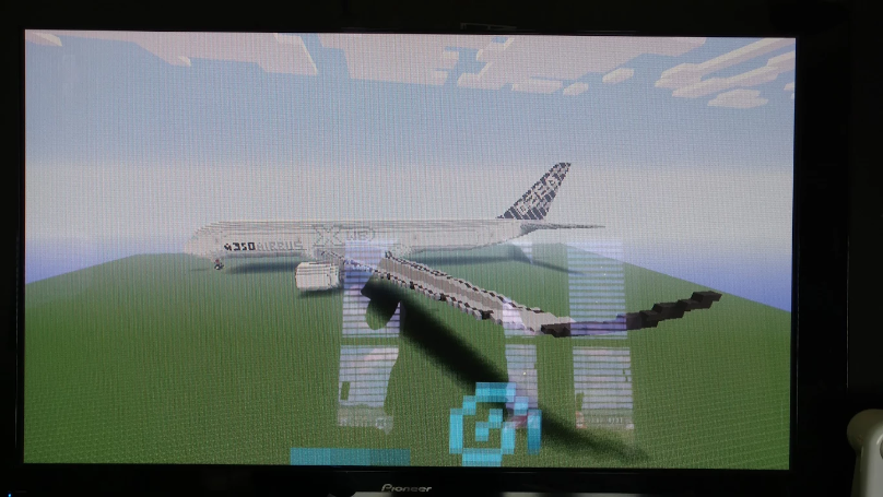 Airbus A350-900 XWB (MSN005, F-WWYB) Minecraft Map