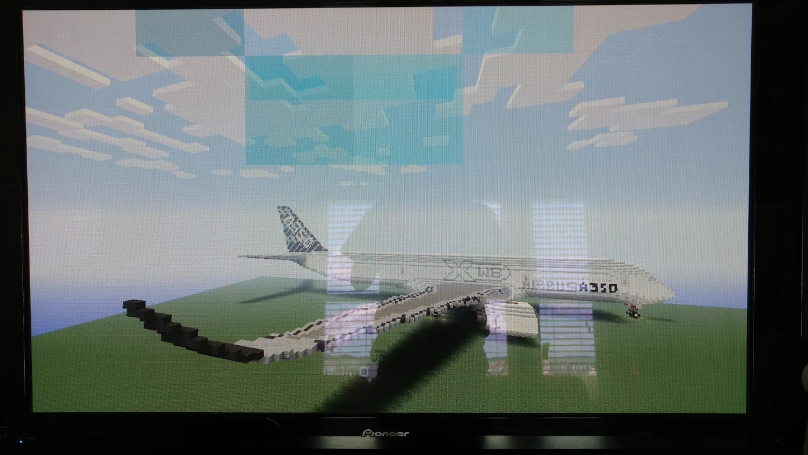 Airbus A350-900 XWB (MSN005, F-WWYB) Minecraft Map