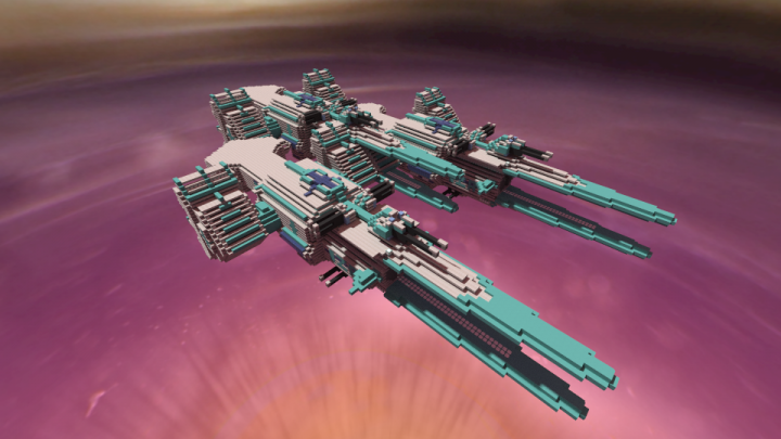 Galactic N5 | Futuristic spaceship build Minecraft Project