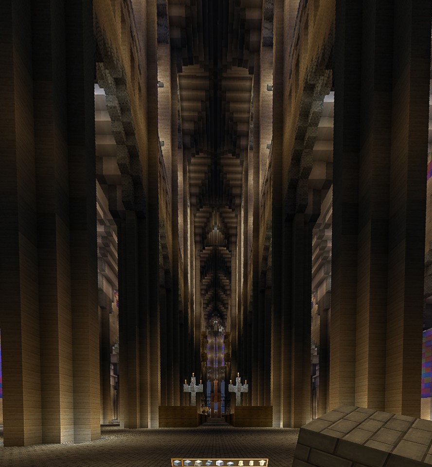 Huge Gothic Cathedral Minecraft Map