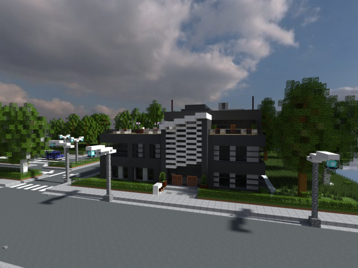 Modern Office Building Minecraft Map