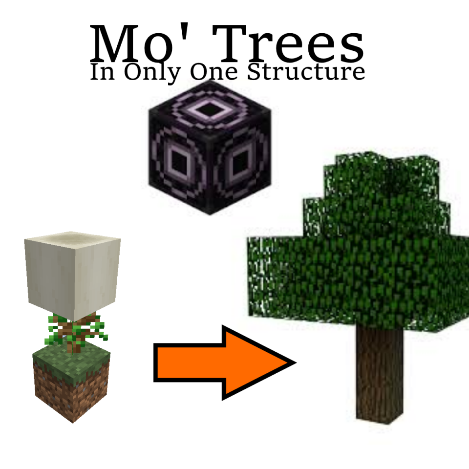 Mo' Trees in Only One Structure Minecraft Map