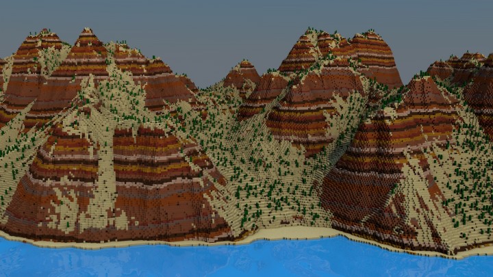 Orion Area | 1K by 1K | Desert & Snow Minecraft Map