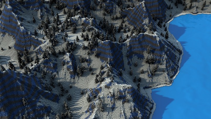 Orion Area | 1K by 1K | Desert & Snow Minecraft Map