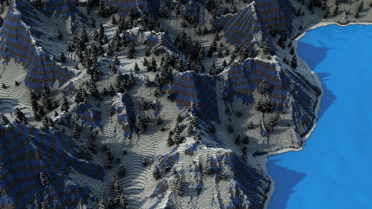 Orion Area | 1K by 1K | Desert & Snow Minecraft Map