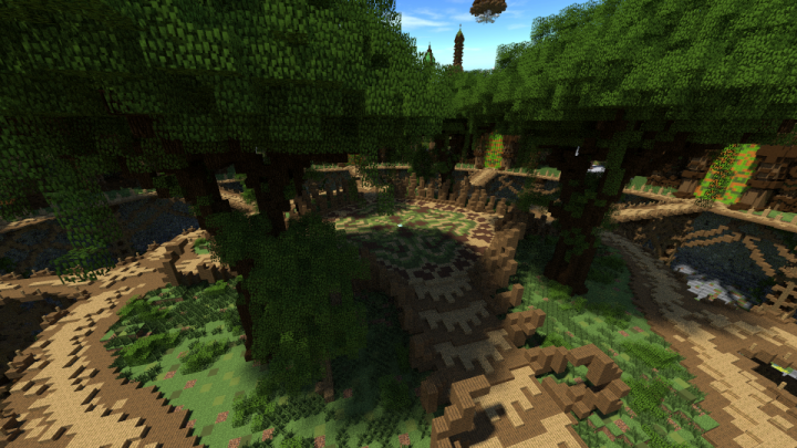 Green Nordieval - 8 Portal Hub Spawn | FergusBT Minecraft Map