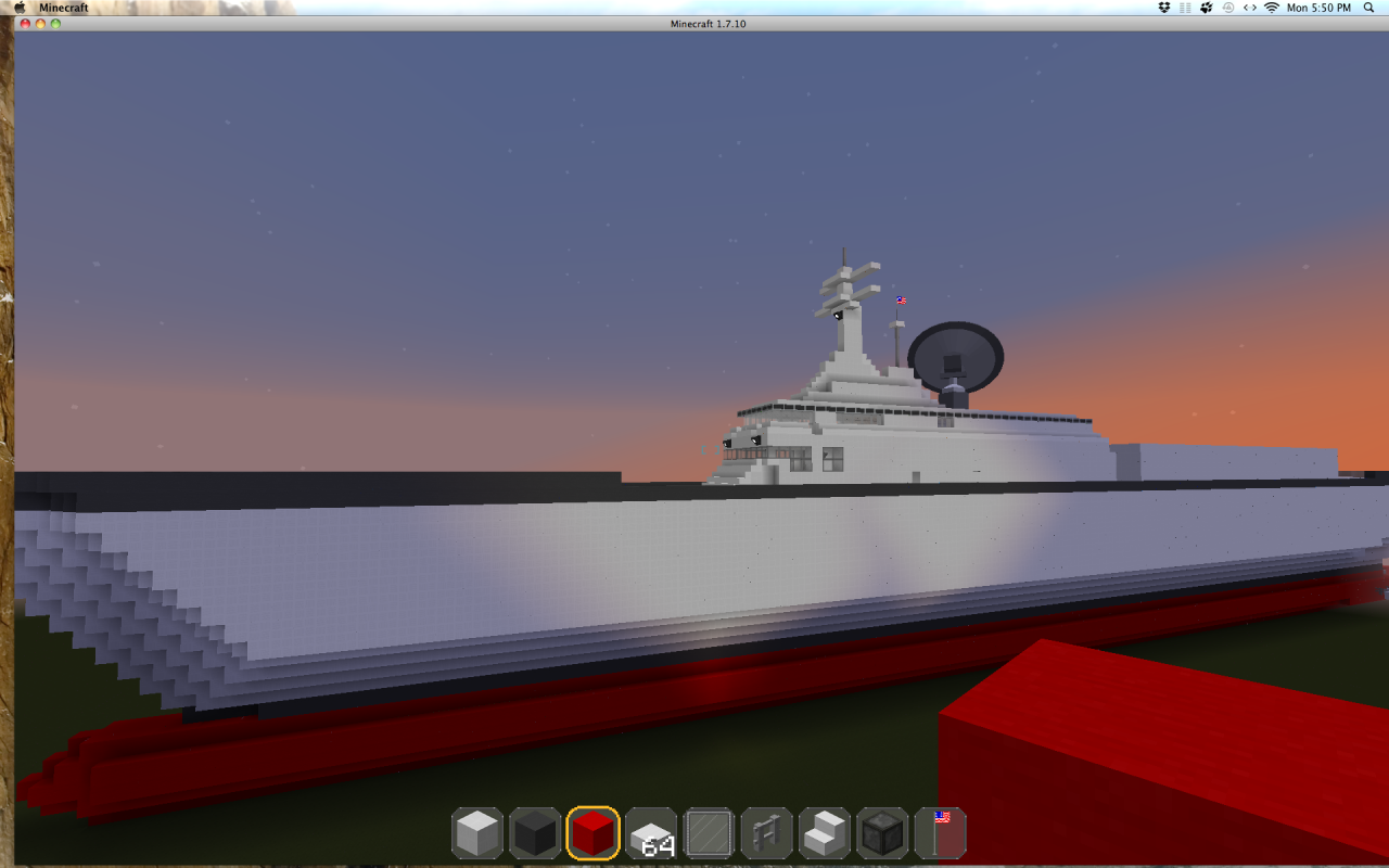 Naval Ship (USN) Minecraft Map