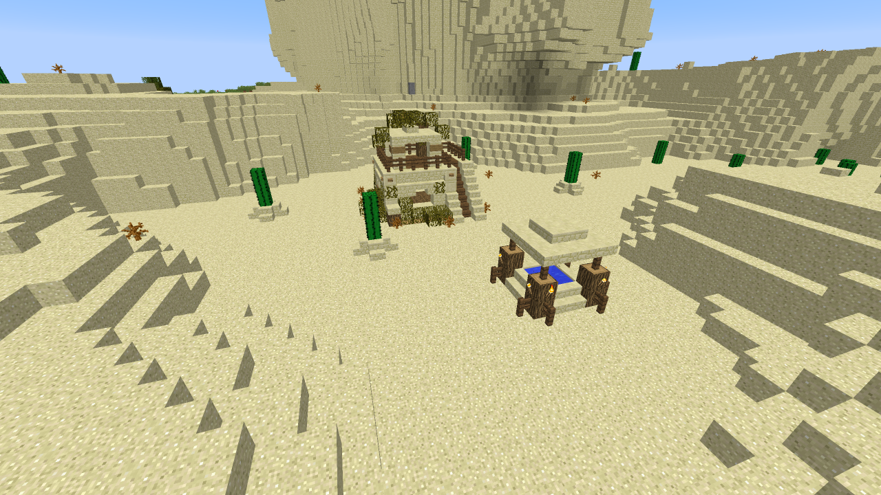 Desert House Minecraft Map