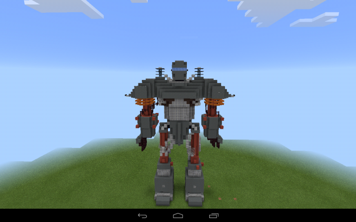 Liberty Prime and fallout 3 Minecraft Map