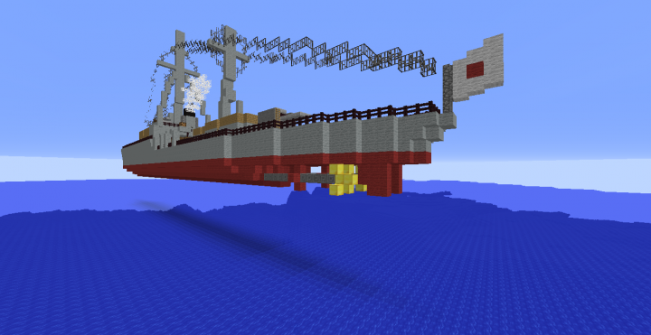 "Hashidate" Japanese Gunboat Minecraft Map