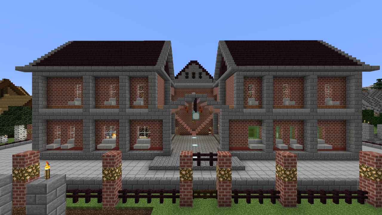 Brick Manor House Minecraft Map