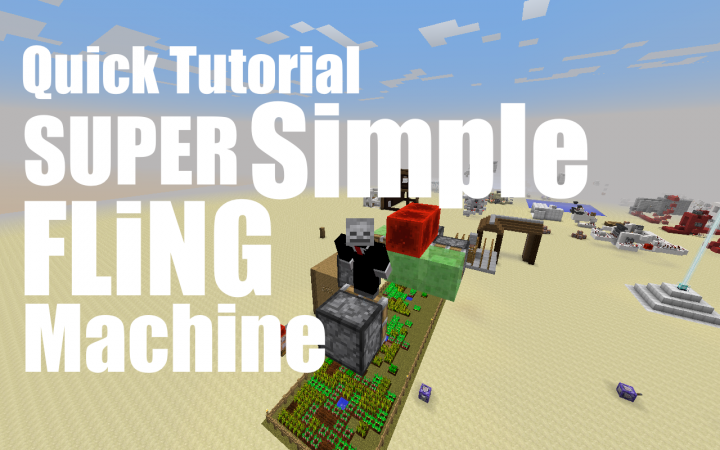 Super simple flying machine Minecraft Project